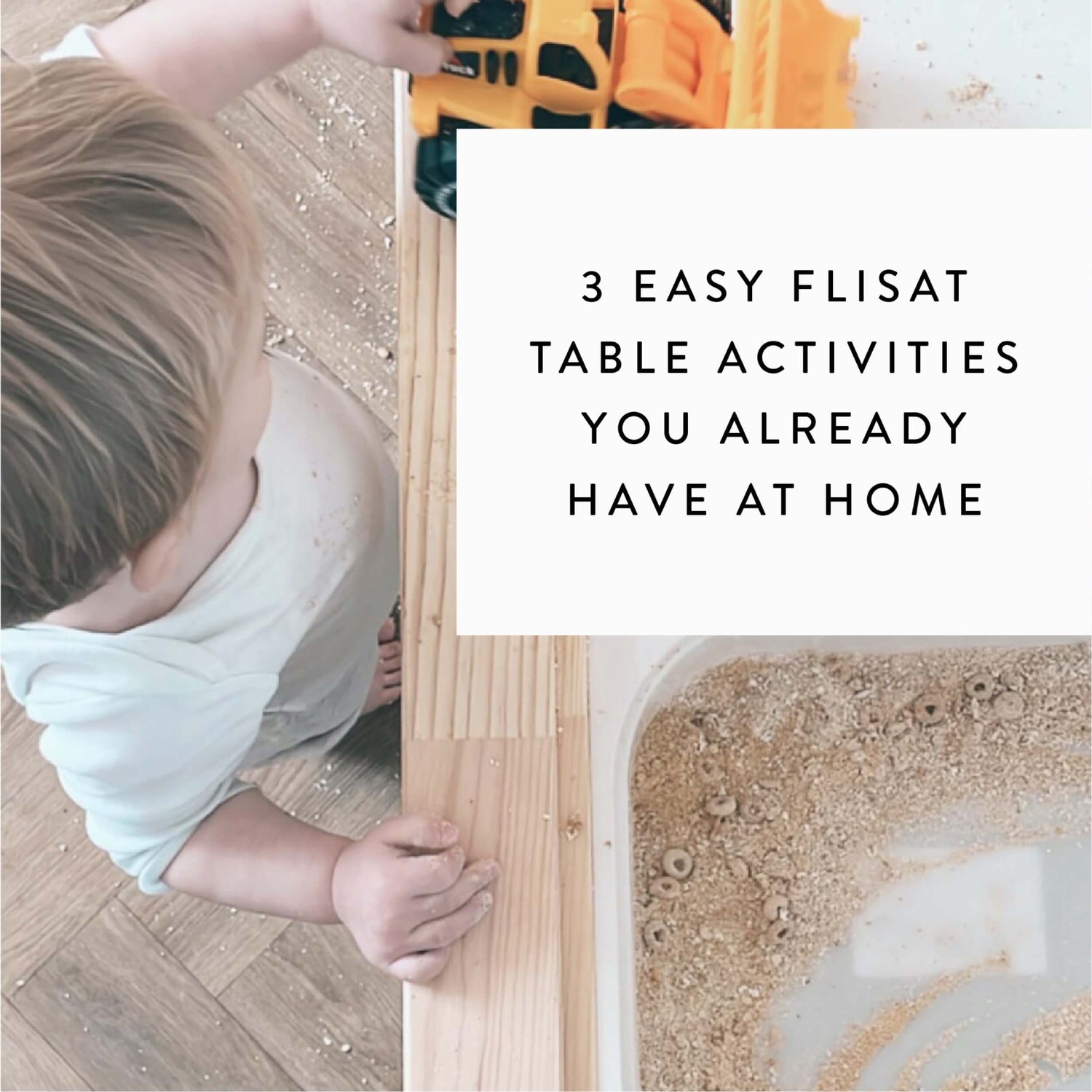 3 Easy activities with your IKEA flisat table – Paper and Wool
